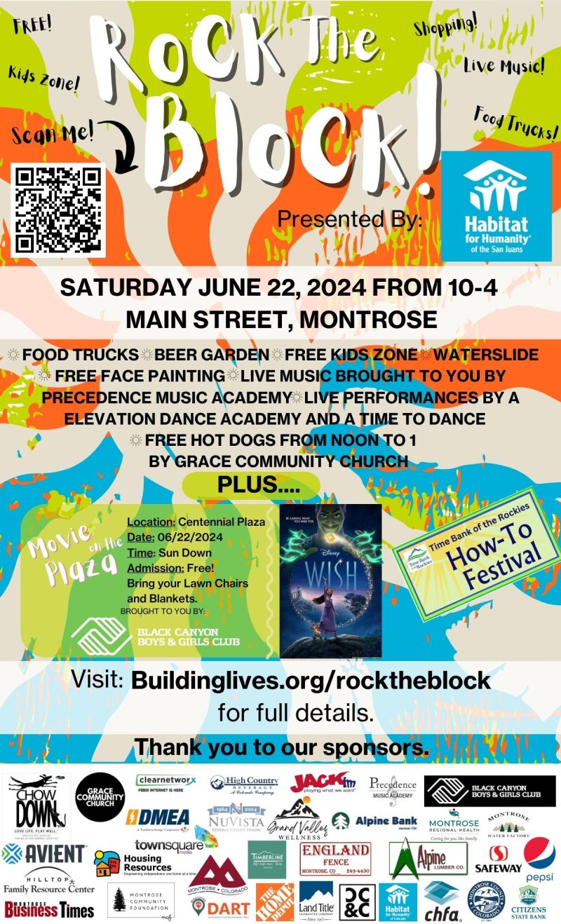 Rock the Block Event - Habitat for Humanity of the San Juans